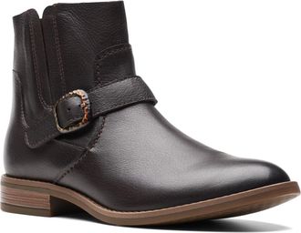 Clarks Damen Camzin Loop Boot, Kolorit Dark Brown, Größe: 38.5 EU