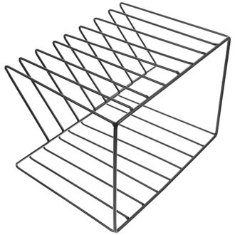 Cabilock Eisen B&uuml;cherregal Organizer Verdickt Stabil Desktop Zeitschriftenhalter Galvanisch Glatte Oberfl&auml;che B&uuml;ro Schreibtisch