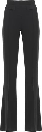 Elisabetta Franchi Femme, Pantalons, Noir, Taille: 38 FR Wide Pantalons