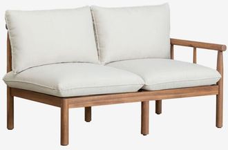 Sklum Sklum - Melvin 2-Sitzer-Sofa aus Akazienholz Akazie Braun