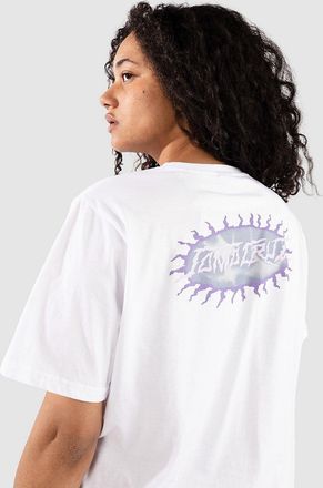 Santa Cruz Acid Oval Dot T-Shirt white