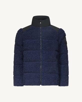 Jott Doudoune bi-mati&egrave;re en sherpa Grand Froid Marine Matheo - Taille L