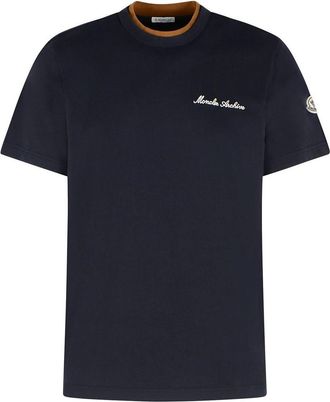 Moncler T-Shirt - Bleu Fonc&eacute;