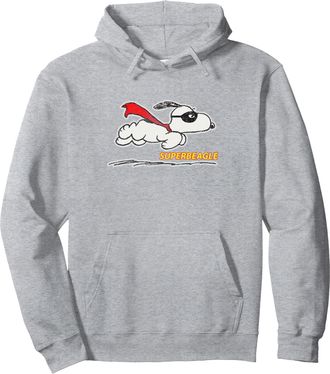 Peanuts Snoopy Super-Beagle mit fliegendem Umhang, klassischer Held Pullover Hoodie