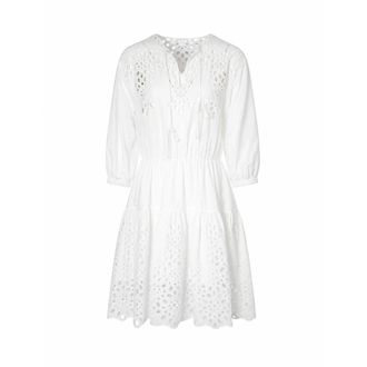 Moschino Perforiertes Midikleid - - Dresses - Damen - Wei&szlig; - XL