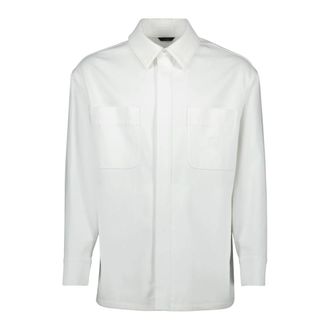 Fendi Wei&szlig;e Jeansjacke Fr&uuml;hling-Sommer 2025 - - Jackets - Herren - Wei&szlig; - L