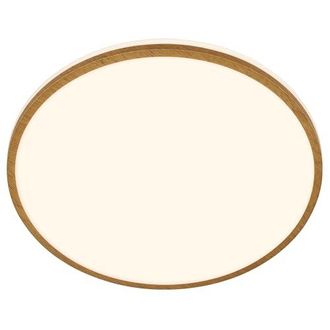 Briloner Plafonnier salle de bain avec lumi&egrave;re blanche chaude, IP44 protection contre les &eacute;claboussures, 18W, 1850lm, plafonnier led, plafonnier cuisine, lustr