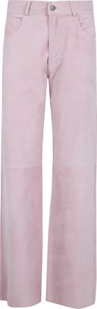 Haikure Korea Suede Bootcut Leg Trousers