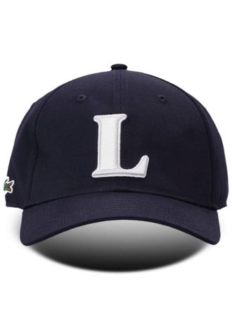 Lacoste casquette &agrave; logo brod&eacute; - Bleu
