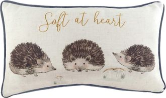 furn. Evans Lichfield Oakwood Kissenbezug, Igel, Mehrfarbig, 30 x 50 cm
