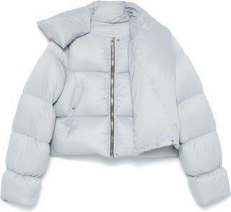 Rick Owens Gefütterte Jacke mit Stehkragen - Blau