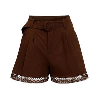 Twinset Femme, Shorts, Brun, Taille: 36 FR Short Shorts