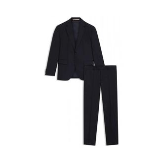 HUGO BOSS Einknopf Sakko - - Suits - Herren - Blau - M
