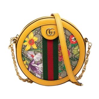Gucci Pre-owned Canvas Umh&auml;ngetasche - - Pre-owned - Damen - Gelb - ONE SIZE