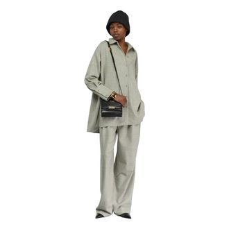 Semicouture Damen, Hosen, Grau, LGr&ouml;&szlig;e