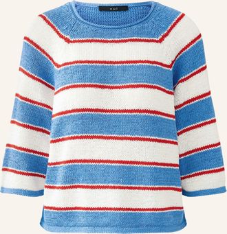 Oui Pullover blau