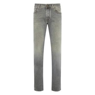 Jacob Cohen Homme, Jeans, Gris, Taille: W33 Jean Bard en tissu japonais