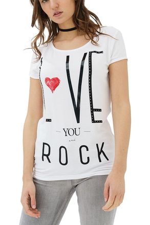 Trueprodigy Damen Gabrielle T-Shirt, Weiß (Weiß 2000), Medium (Herstellergröße: M)