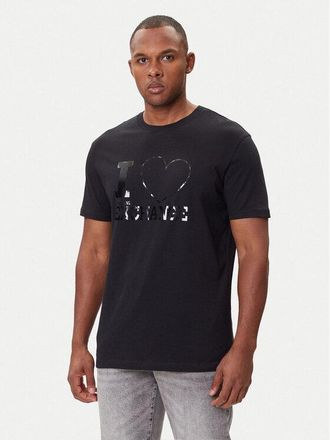 A|X Armani Exchange T-Shirt XM001413 AF16432 MC314 Schwarz Regular Fit