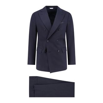Boglioli Homme, Costumes, Bleu, Taille: 3XL Costume Double-Breasted