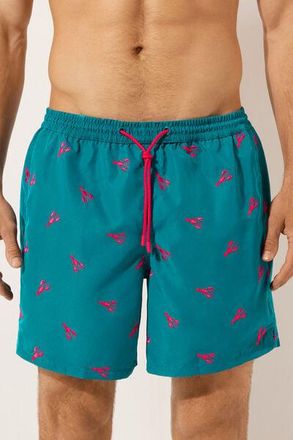 Calzedonia Bade-boxershorts Mit Muster F&uuml;r Herren Formentera Blau