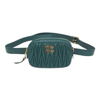 Miu Miu Pre-owned Belt bag mini 5Cc568 - - Pre-owned - Damen - Gr&uuml;n - ONE SIZE