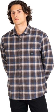 Reell Alvar Check Shirt Blue/White/Brown L