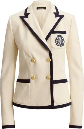 Ralph Lauren Femme, Vestes, Beige, Taille: 38 FR Knit-Blazer/Sport Coat-Str Sportswear Piqu