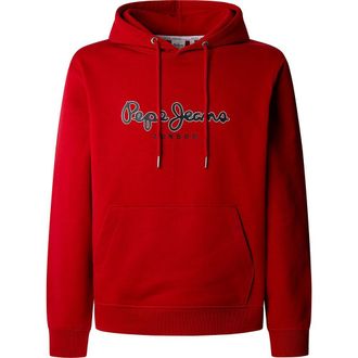 Pepe Jeans London Herren Duke Hoodie Sweatshirt, Rot (Rugby-Rot), M