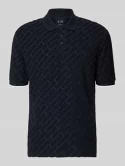 A|X Armani Exchange Slim Fit Poloshirt mit Logo-Muster