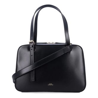 A.P.C. A.p.c., Femme, Sacs, Noir, Taille: ONE Size Sac en cuir Virginie Box