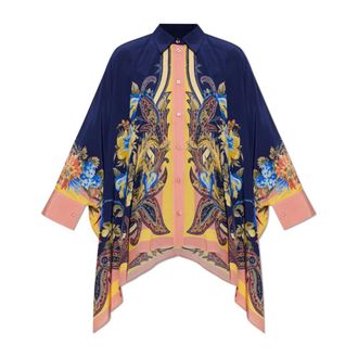 Etro Damen, Blusen & Hemden, Blau, SGr&ouml;&szlig;e