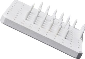 Pretyzoom 60 Stück Teiliges Brennofen Zubehör Keramik Töpferofen Nägel mit Feuerfester Poröser Brennmatte Temperaturbeständig Kompakt Langlebig Vielseitig Einse