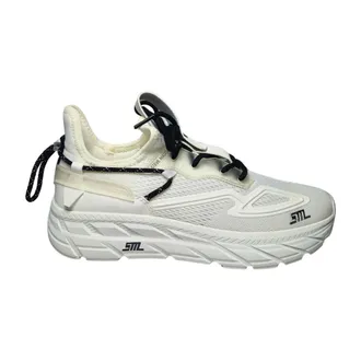 Steve Madden Femme, Chaussures, Blanc, Taille: 36 1/2 EU Baskets Tessuto