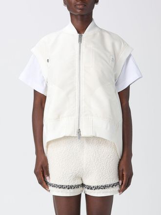 sacai Gilet Femme couleur Blanc