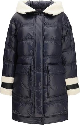 Peuterey Kunto BG 02 Veste matelass&eacute;e &agrave; col en shearling - Femme - Manteaux - Bleu - Taille: 40 FR