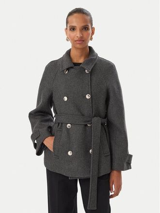 Rinascimento Rinascimento Wollmantel CFC0131098003 Dunkelgrau Regular Fit