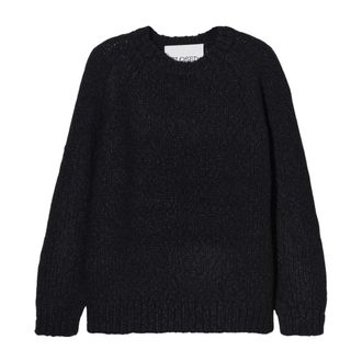 Closed Raglan Rundhals Pullover - - Knitwear - Herren - Schwarzk - M