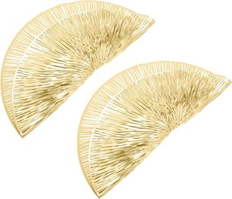 Angoily Hohle Tischsets Aus PVC Hitzebest&auml;ndige Untersetzer Mit Verbr&uuml;hungsschutz 4 St&uuml;ck Dekorative Tellermatten F&uuml;r K&uuml;che Und Esstisch