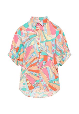 Usha Bluse Frauen mehrfarbig