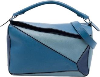 Loewe Sac Puzzle Pre-owned - Femme - Pre-owned - Bleu - Taille: ONE Size