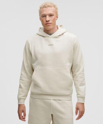 lululemon Steady State Hoodie Kleines Logo f&uuml;r M&auml;nner - Gr&ouml;&szlig;e 2XL in Bone