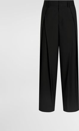 Dolce & Gabbana Hose Aus Wollpanama - Mann Hosen Und Shorts Schwarz 46