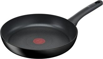 T-fal G28806 Hard Titanium On Bratpfanne 28 cm, Aluminium, unbedenkliche Antihaftversiegelung, Thermo-Signal Temperaturanzeiger, für alle Herdarten geeignet