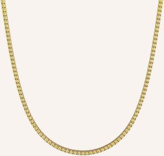 VEYNOU Veynou Tennishalskette Aus 18 Karat Gelbgold Und 13,50ct. Gelben Diamanten gold