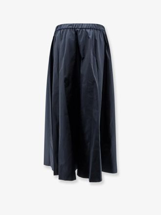 Aspesi Womens Skirt Taffeta Blue Polyester