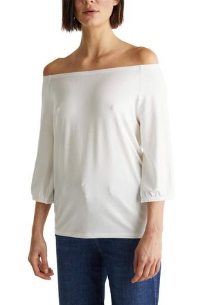 Esprit Damen T-Shirt 020ee1k419, Off White (110), XXL