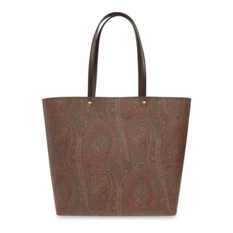 Etro Medium Essential Tote Bag - - Bags - Damen - Braun - ONE SIZE