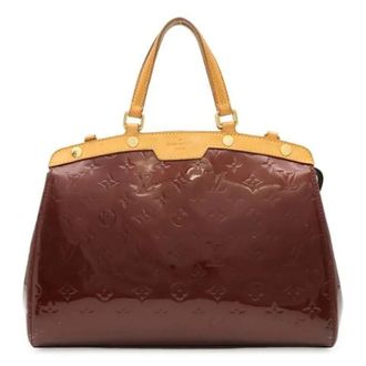 Louis Vuitton Pre-owned Sac Cabas Monogram Vernis Brea MM - Femme - Pre-owned - Rouge - Taille: ONE Size