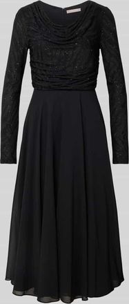 Christian Berg Cocktail Cocktailkleid mit Rundhalsausschnitt